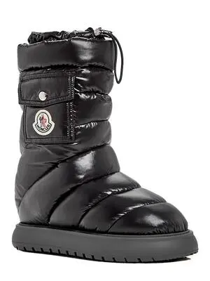 Moncler Gaia Quilted Cold Weather Boots - Black