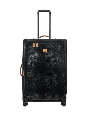 Bric'S My Safari 30" Expandable Spinner - Black Croc