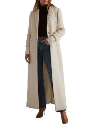 FAVORITE DAUGHTER-Favorite Daughter The City Longline Tweed Coat