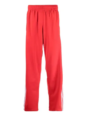 Adidas 3-stripes Straight-leg Trousers - Red