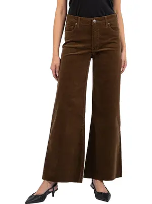 Kut From The Kloth KUT From The Kloth Meg High-Waist Wide-Leg Jeans Brunette