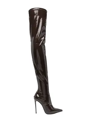 LE SILLA Eva 120mm Thigh-high Boots - Brown