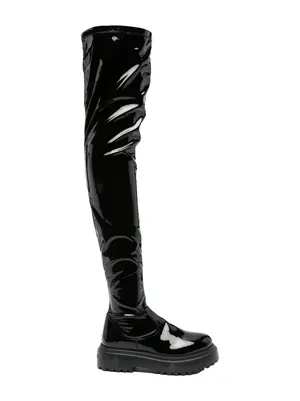 LE SILLA Ranger 50mm Thigh-high Boots - Black