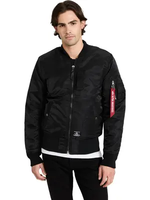 Alpha Industries Ma-1 Regular Fit Flight Jacket - Black