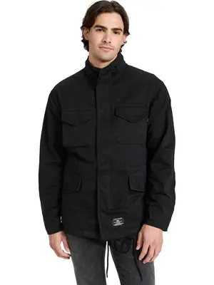 Alpha Industries M-65 Relaxed Fit Field Jacket - Black