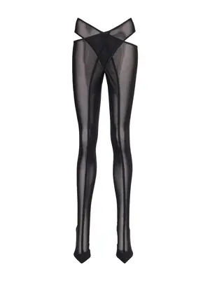 Attico Cheopissima Thigh High Boots - Black