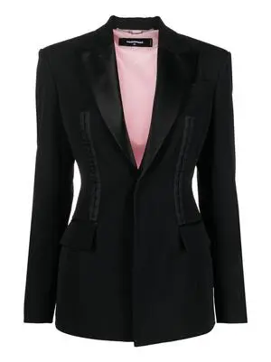 Dsquared2 Strap-detail Blazer - Black