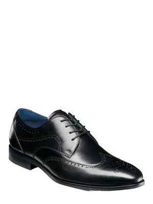 STACY ADAMS Brayden Wingtip Oxford - Black