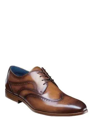 STACY ADAMS Brayden Wingtip Oxford - Tan