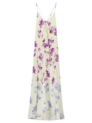 JIL SANDER Jil Sander Floral-print Maxi Dress