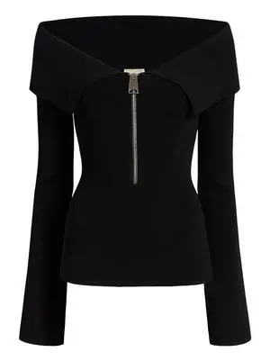 KHAITE KHAITE The Sevyn Off-Shoulder Blouse