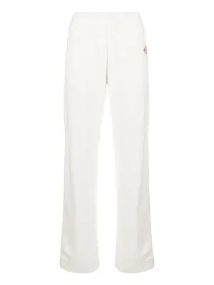 Casablanca Logo-patch Side-stripe Fleece Track Pants - Neutrals