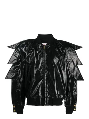 WALTER VAN BEIRENDONCK Zeus Oversized Bomber Jacket - Black
