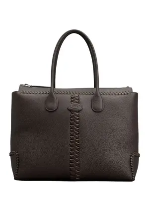 TOD'S Leather Tote Bag - Brown