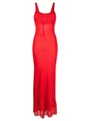 Jacquemus La Robe Maille Maxi Dress - Red