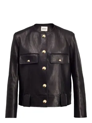 KHAITE KHAITE The Laybin Leather Jacket