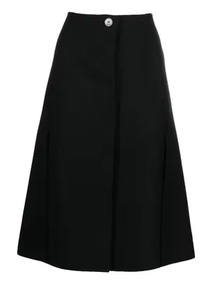 LANVIN A-line Midi Skirt - Black