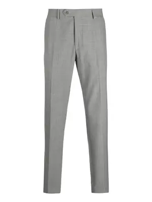 Boggi Milano Straight-leg Tailored Trousers - Grey