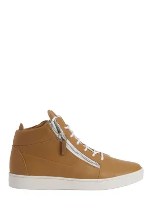GIUSEPPE ZANOTTI Kriss Mid-top Sneakers - Brown