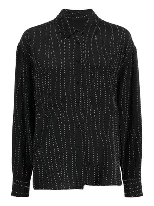 IRO PARIS Zef Stud-embellished Shirt - Black