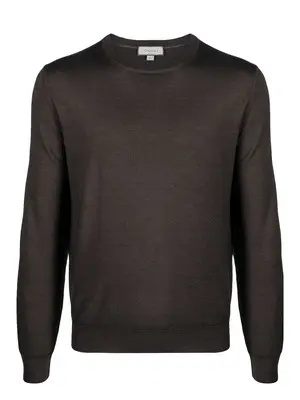 Canali Fine-knit Sweater - Brown