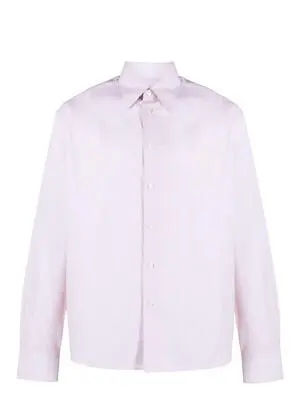 LANVIN Pinstripe-print Cotton Shirt - White