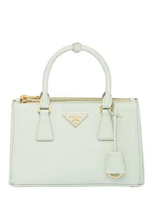Prada Prada Galleria Small Saffiano Top-Handle Bag Acqua