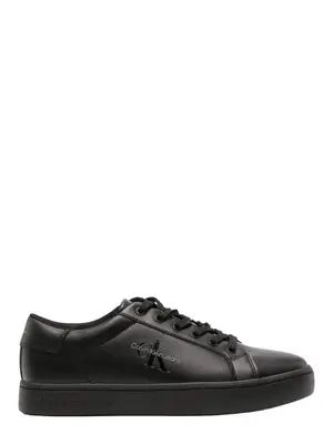 CALVIN KLEIN Calvin Klein Jeans Logo-Embossed Leather Sneakers