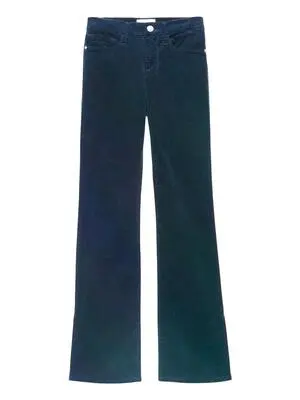FRAME Mid-rise Flared Jeans - Blue
