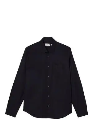 Lacoste Regular Fit Solid Poplin Button-up Shirt - Hde Abimes