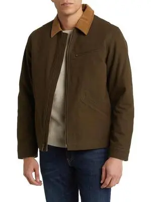 Pendleton Tahoma Canvas Trucker Jacket - Dark Olive