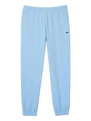 Lacoste Logo Embossed Sweatpants - Blue Panorama