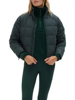 HALFDAYS Nellie Packable Puffer Jacket - Alpine Green