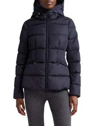 Moncler Avoce Water Repellent Down Puffer Jacket - Navy