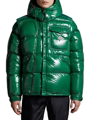 Moncler Moncler Karakorum Convertible Down Jacket Green