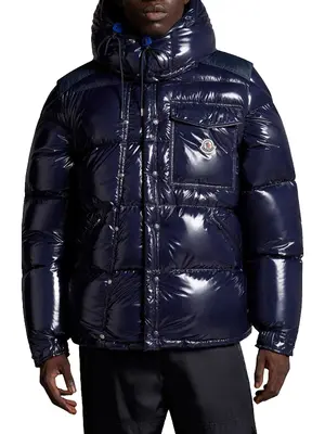 Moncler Moncler Karakorum Convertible Down Jacket Navy