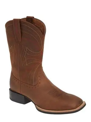 Ariat Leather Cowboy Boot - Brown