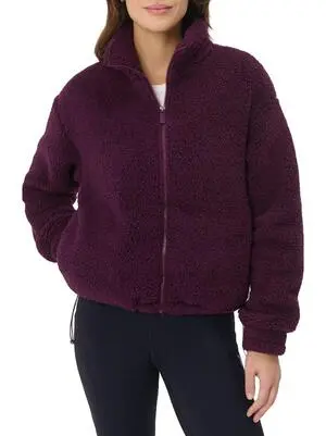 Sweaty Betty Canyon Fleece Jacket - Plum Purple