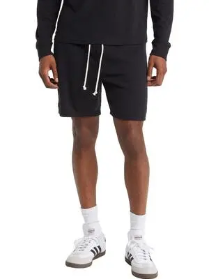 THREADS 4 THOUGHT Garrett Drawstring Fleece Shorts - Black