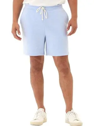 THREADS 4 THOUGHT Garrett Drawstring Fleece Shorts - Dewdrop