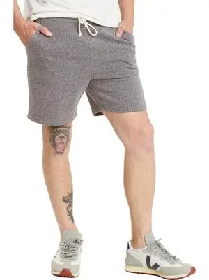 THREADS 4 THOUGHT Garrett Drawstring Fleece Shorts - Heather Grey