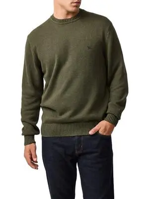 Rodd & Gunn Cotton Crewneck Sweater - Loden