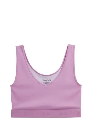 TOMBOYX TomboyX V-Neck Compression Top Sugar Violet