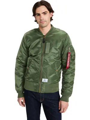 Alpha Industries Alpha Industries MA-1 Mod Bomber Flight Jacket Sage