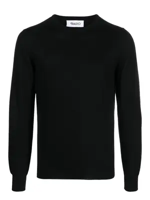 ERALDO Crew-neck Merino-wool Jumper - Black
