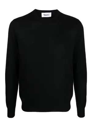 ERALDO Crew Neck Cashmere-blend Jumper - Black