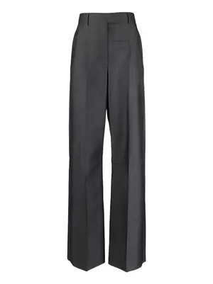 Valentino Garavani Crepe Couture Tailored Trousers - Grey