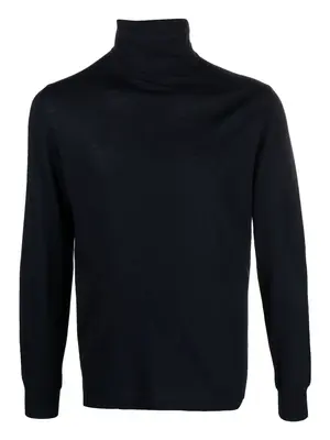 ERALDO Roll-neck Jumper - Blue