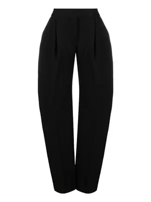 Attico Tailored Wide-leg Trousers - Black