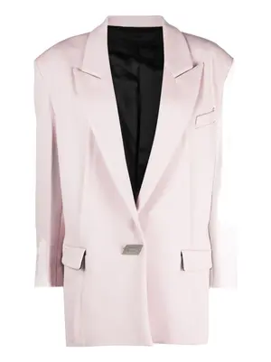 Attico Single-breasted Blazer - Pink